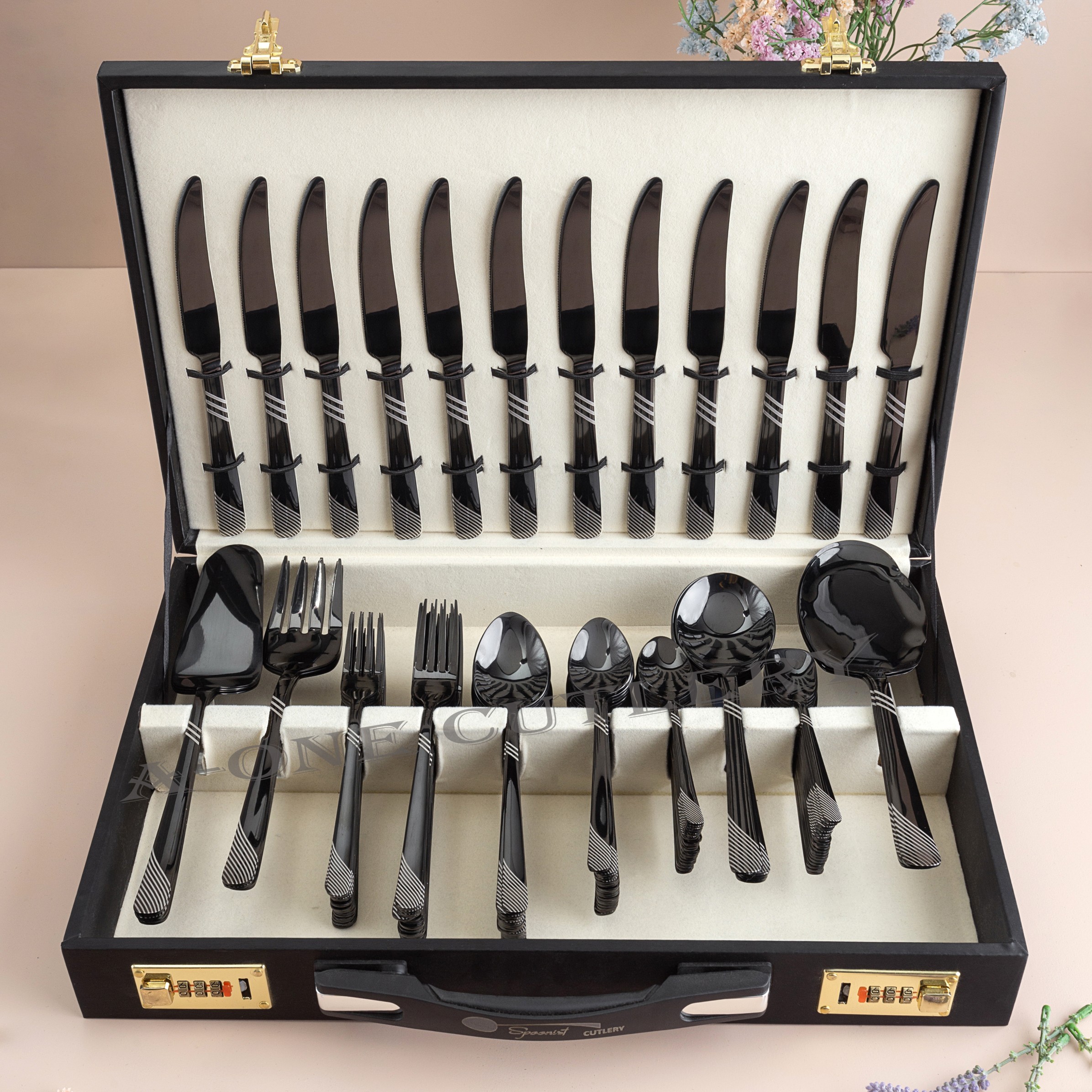 Executive Box BLACK LINES By A-one Cutlery – A1 Cutlery Works